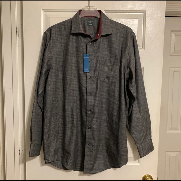 Leo Chevalier | Shirts | Leo Chevalier Mens Dress Shirt Sz Lt Tall ...
